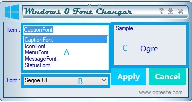 How To Change Fonts In Windows 8