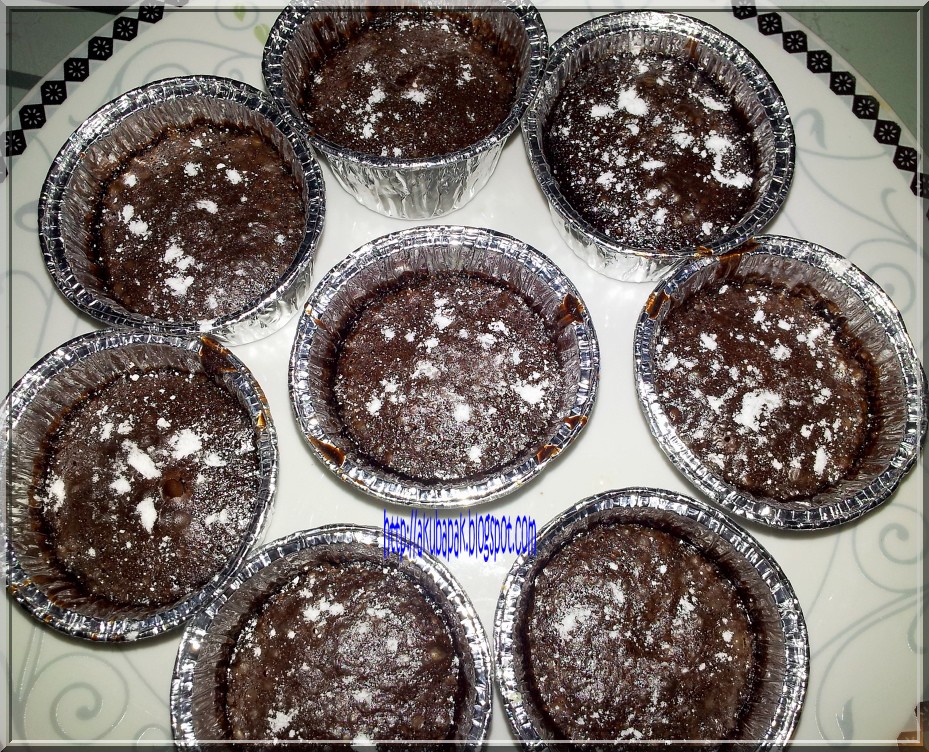 Akulah Bapak: Nikmati kek lava coklat