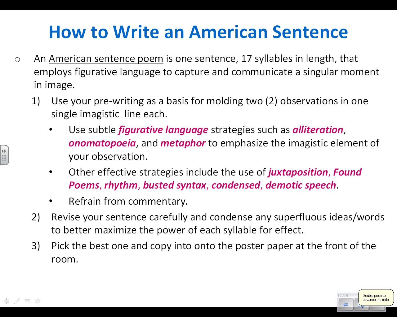Iron Jean-Paul: American Sentences Redux