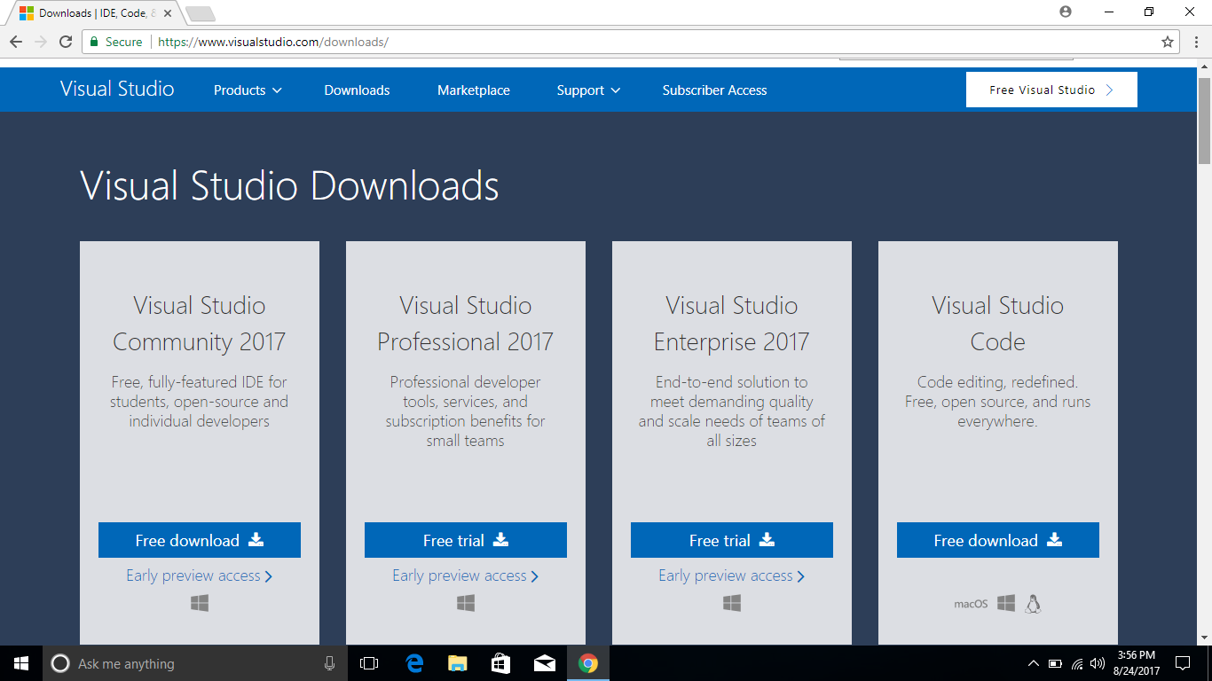 Review By Hitesh: Visual Studio 2017 Community edition download ...