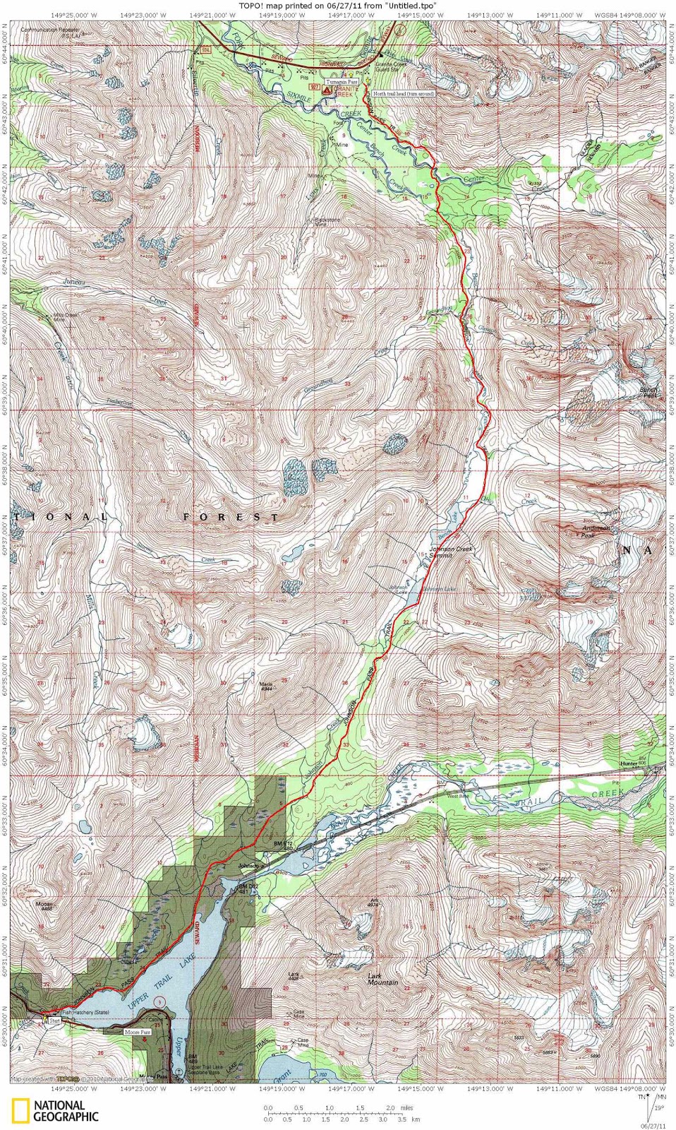 From a trail called 'Life': Johnson Pass, both ways (June 18)