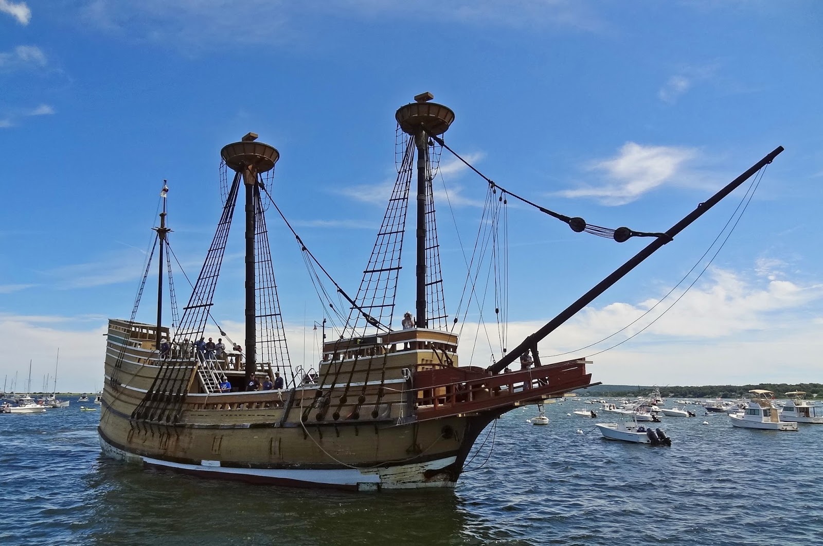 Joe's Retirement Blog: Mayflower II Returns, Plymouth, Massachusetts, USA