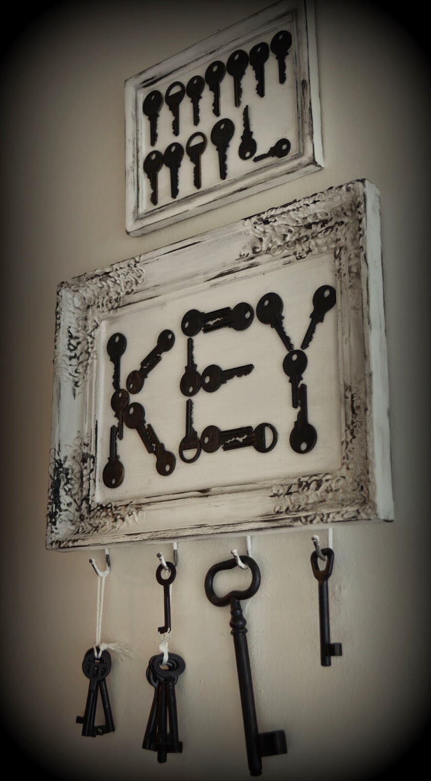 my shabby white home: Ako som využila staré kľúče