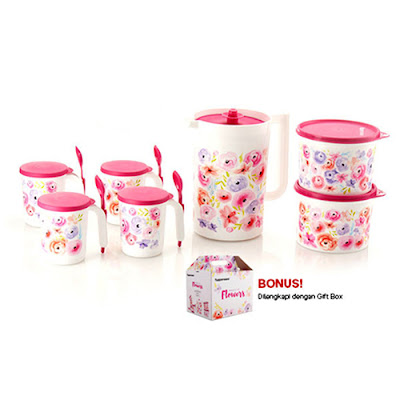 Agen Tupperware, Jual Tupperware, Tupperware Pretty Flower Set ...