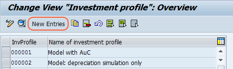 SAP FICO Central: Define Investment Profiles in SAP