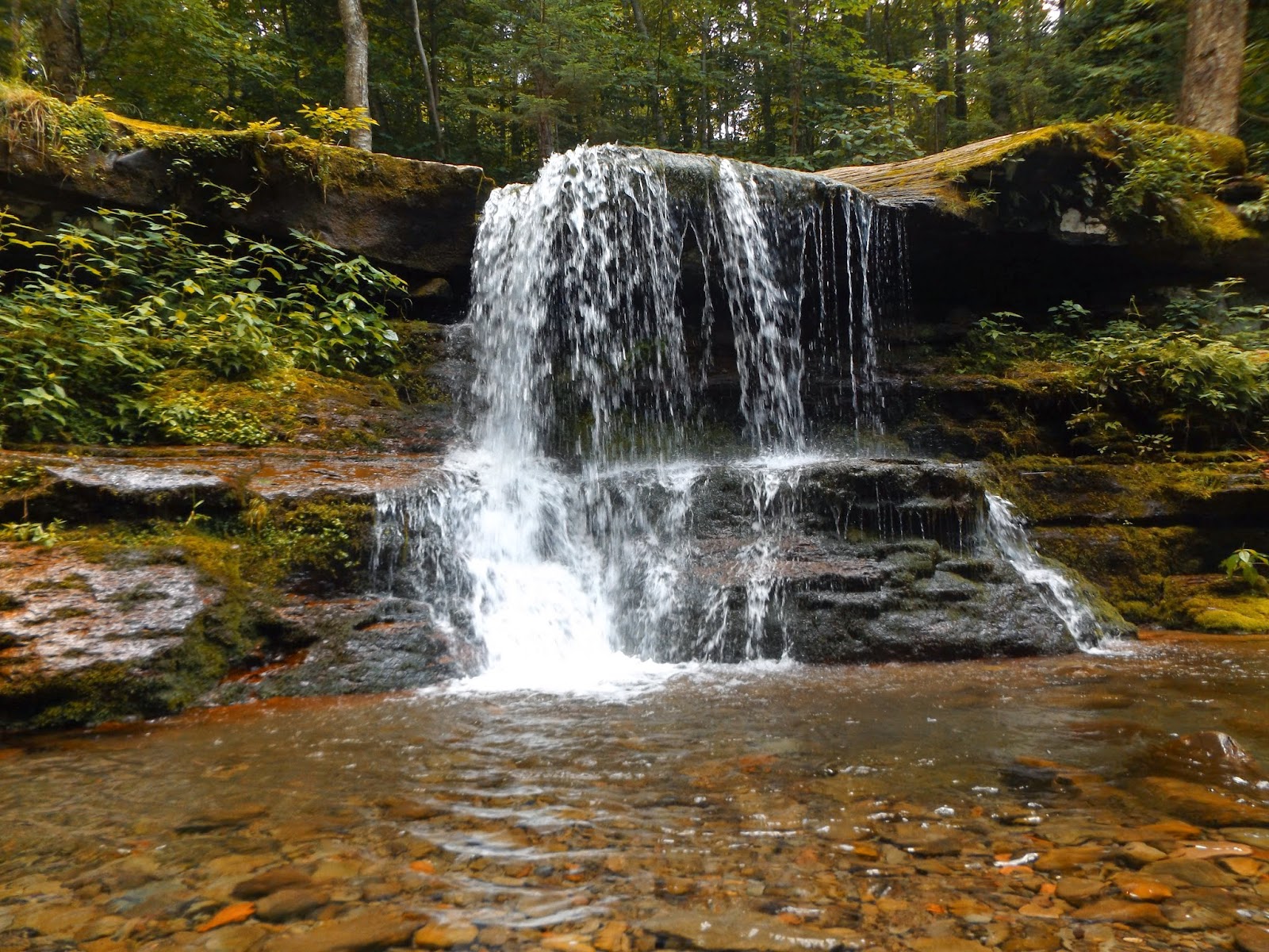 Walking Man 24 7: Hunter Mountain and Diamond Notch Falls(Catskills)