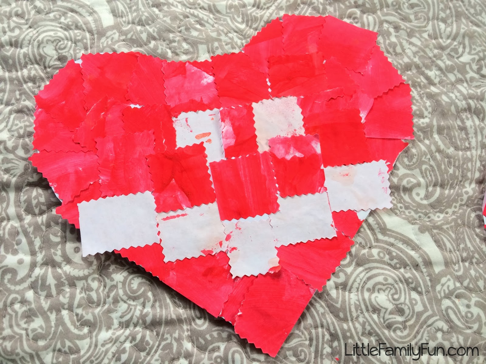 Little Family Fun: Heart Collage Valentine's Day Craft