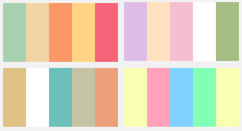 Le Bunny Bleu Image Blog: Pretty Color Palette vs. Chic Color Palette