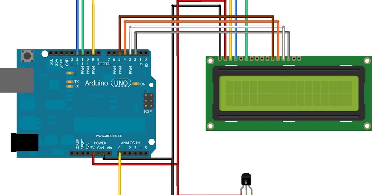 Ham Radio MIPL: Arduino: Temperature Sensor LM35