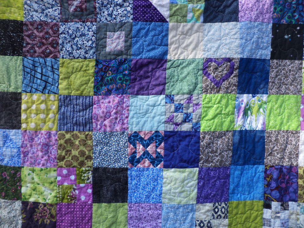 Kat & Cat Quilts: Patchwork Mosaic Quilts-- Big Reveal!