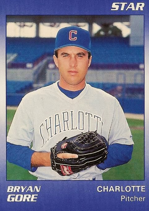 Texas Rangers Cards: Minor League Monday - Bryan Gore, 1990 Charlotte ...