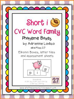 What Happens in 27...: Elkonin Boxes for CVC Families