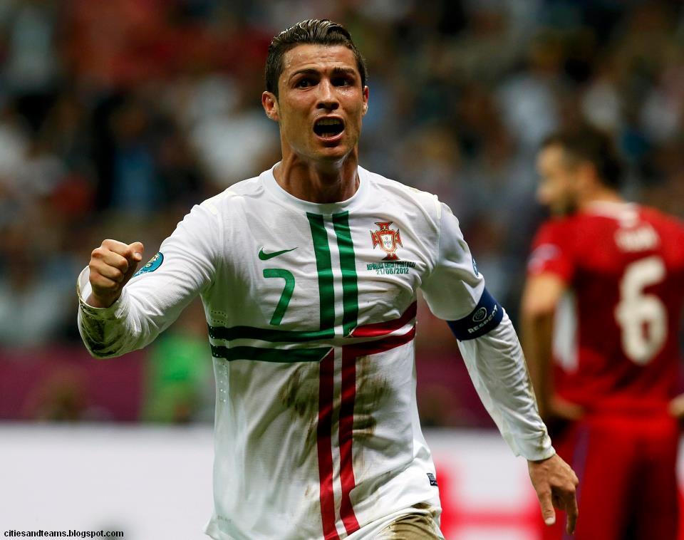 Cristiano Ronaldo Crying Goal Celebration Real Madrid Portuguese Star ...