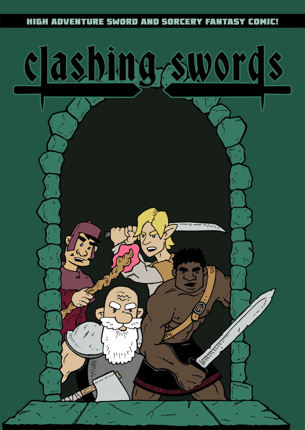 Jesse Acosta's Blog: Clashing Swords Mini Comic Give Away!