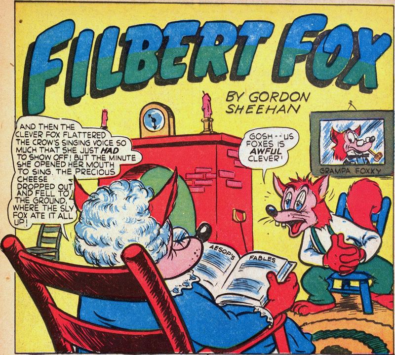 The 1940s Funny Animalphabet: 1940s Funny Animalphabet - F