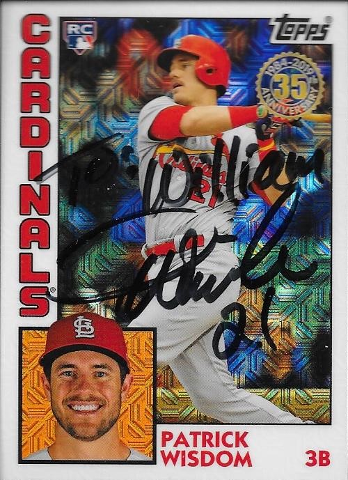 foul bunt: TTM Success - Patrick Wisdom