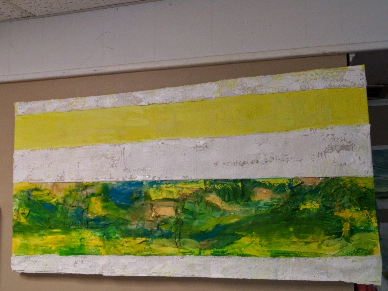 ELIZABETH ROWLEY STUDIO ARTIST: deconstructed landscape #2