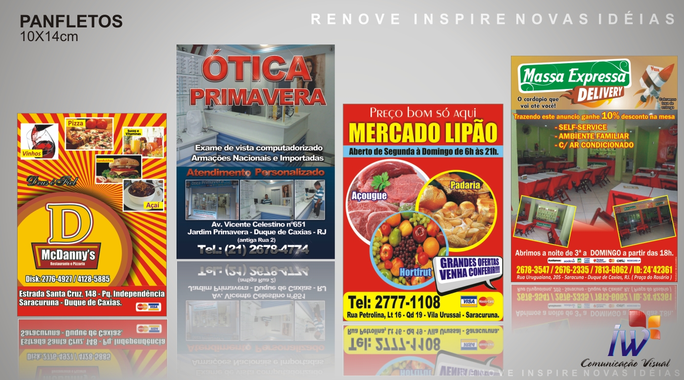 IW Comunicação Visual: PANFLETOS