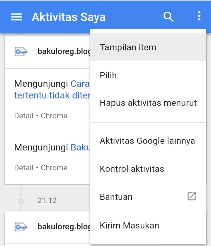Cara Menghapus Riwayat & Kontrol Aktivitas pada Histori Google ~ Bakul Oreg