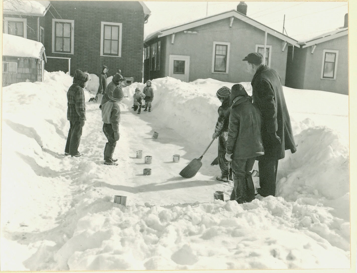Heroes, Heroines, and History: Early Photos: Outdoor Curling