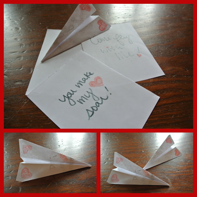 Building Something Good: Make: Paper Airplane Valentine