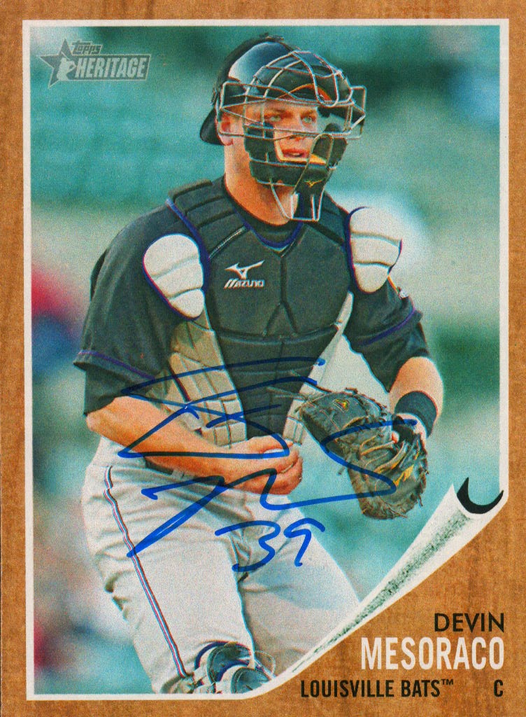 Jackson's Autographs: TTM Success Devin Mesoraco