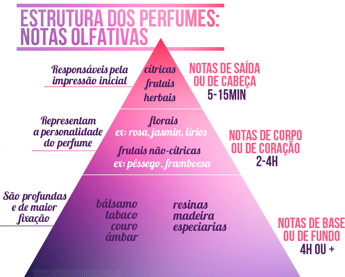 Idéias Perfumadas: Notas Olfativas