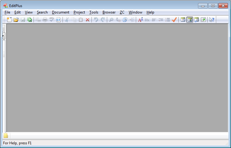 Net lo Java: Working with EditPlus Software