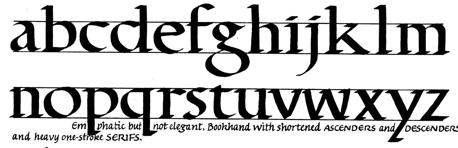 Margaret Shepherd: Calligraphy Blog: 169 Heavy serif Bookhand