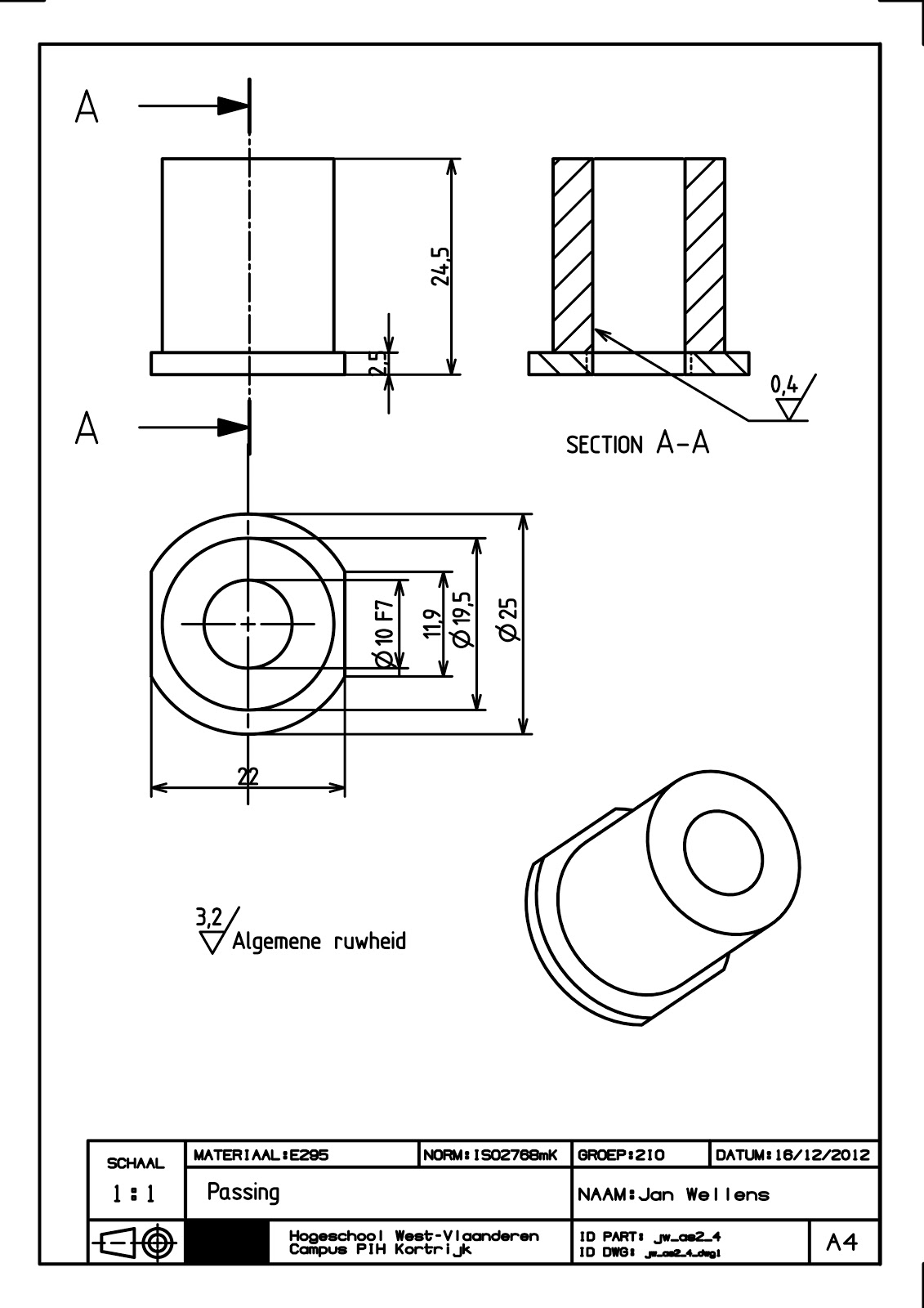CAD III en technische tekenen van Lucien Beauduin en Jan Wellens ...