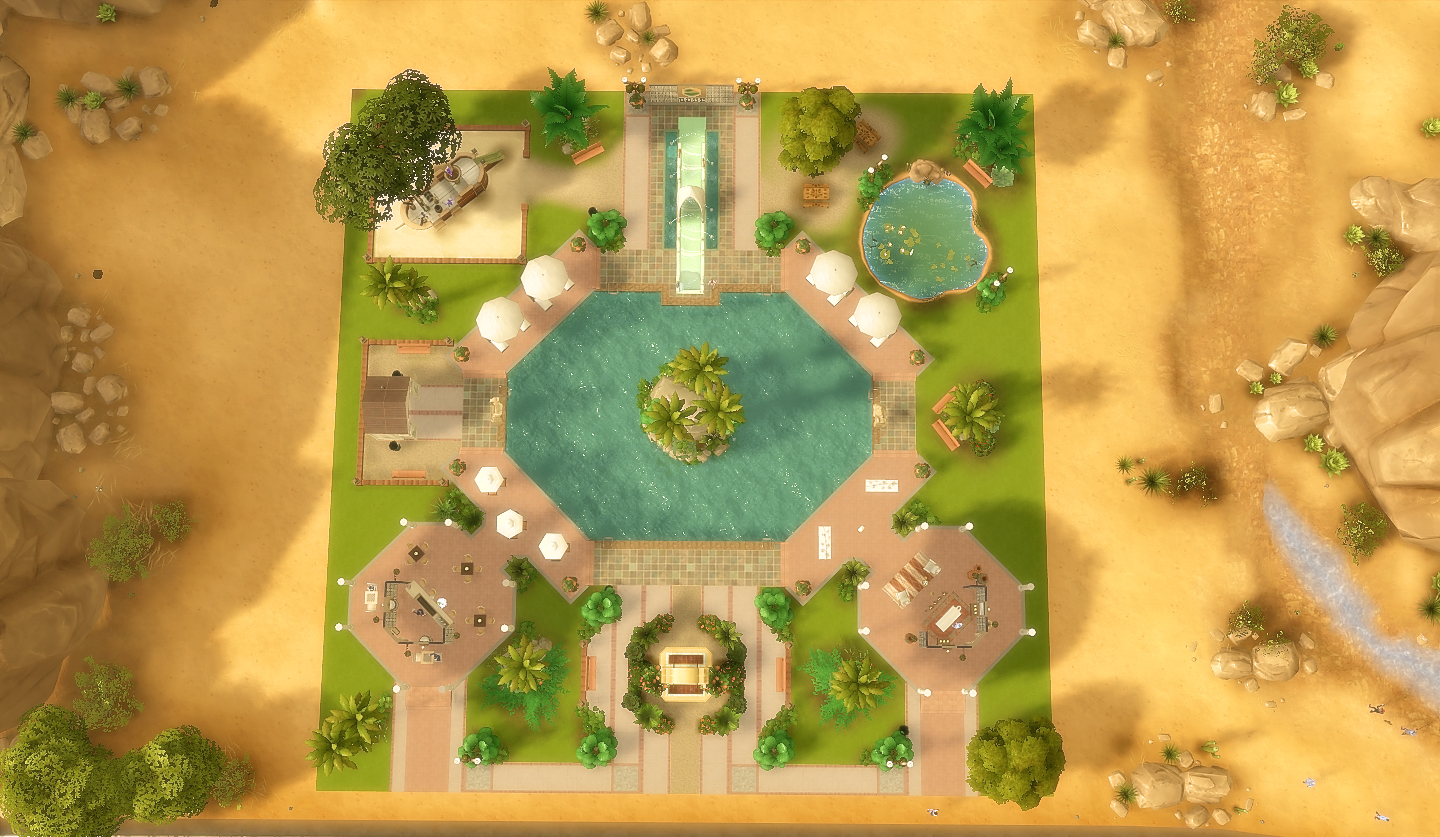 Oasis Springs Park - The Sims 4 - Via Sims