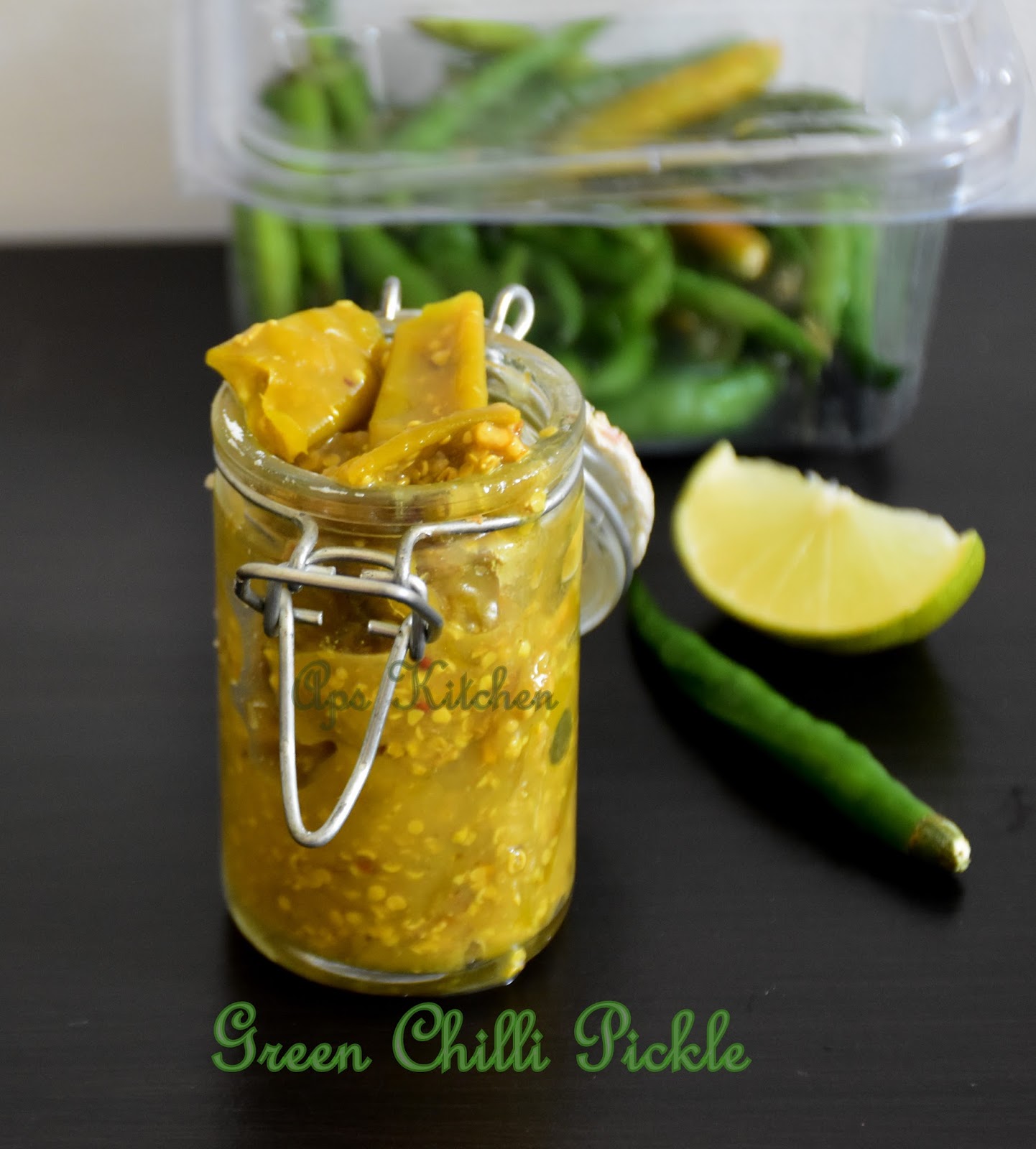 Green Chilli Pickle