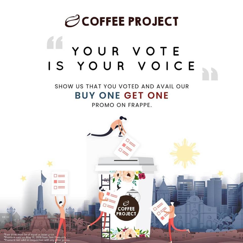 Manila Shopper: Election Day Food Promos: May 13 2019