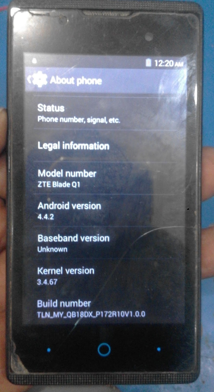 ZTE BLADE Q1 FLASH FILE HANG ON LOGO 100% DONE - Sharif Telecom All ...