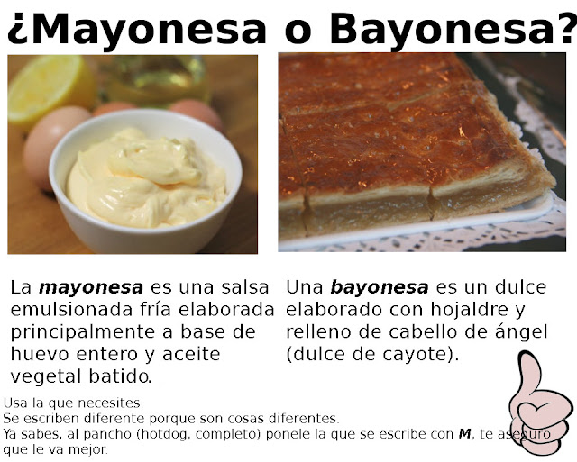 Tengo Hambre... : ¿Mayonesa o Bayonesa?
