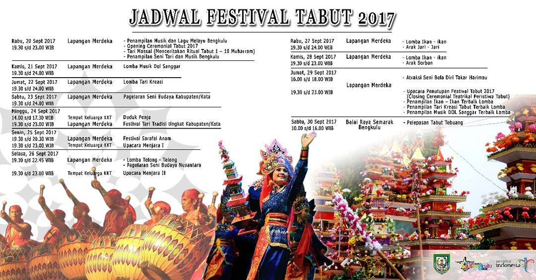 Festival Tabot, Festival Tahunan Bengkulu | Elva Nasira