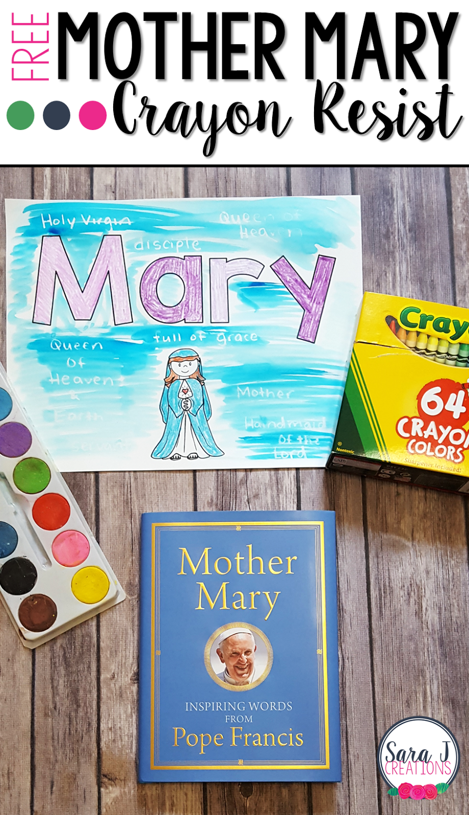 Mother Mary Book Review and Craft | Sara J Creations
