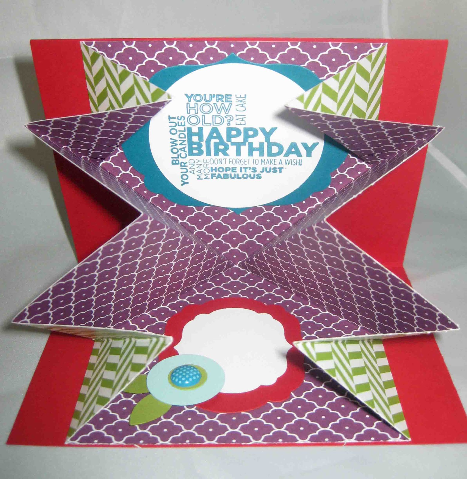 Southern Inkerbelles: Squash Fold Card Southern Inkerbelles: Squash Fold Card