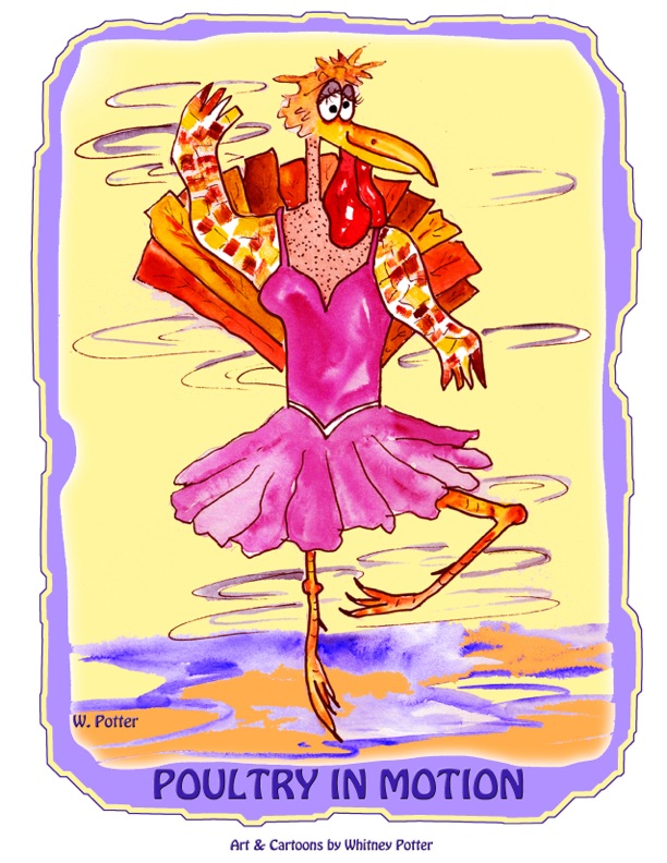 Shoreline Area News: Cartoon by Whitney Potter: Poetry in motion...