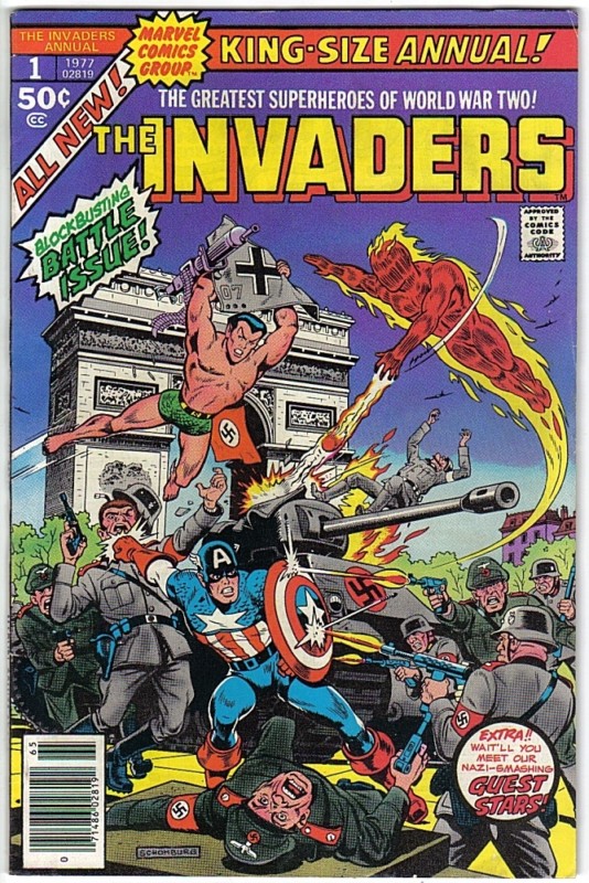 "I LOVE COMIC BOOKS!": My favorite INVADERS covers!!