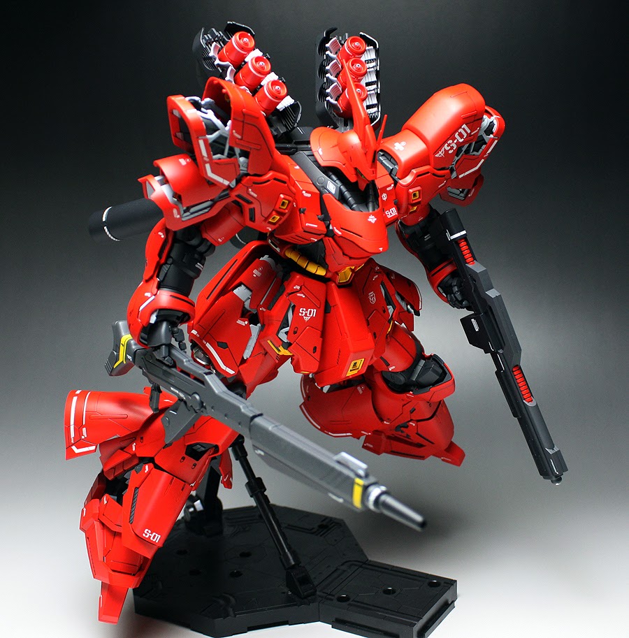 MG 1/100 Sazabi Ver. Ka - Painted Build - Gundam Kits Collection News ...