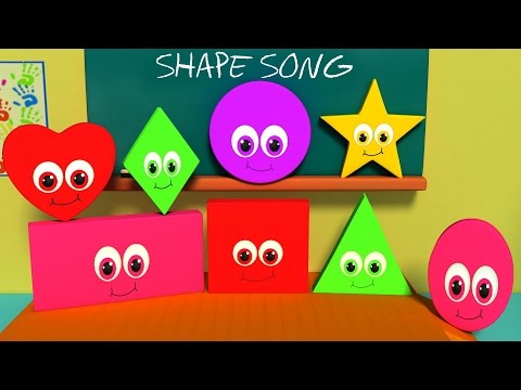 English Songs For Kids | Quadrilaterals Song For Kids ★ Geometry Song ...