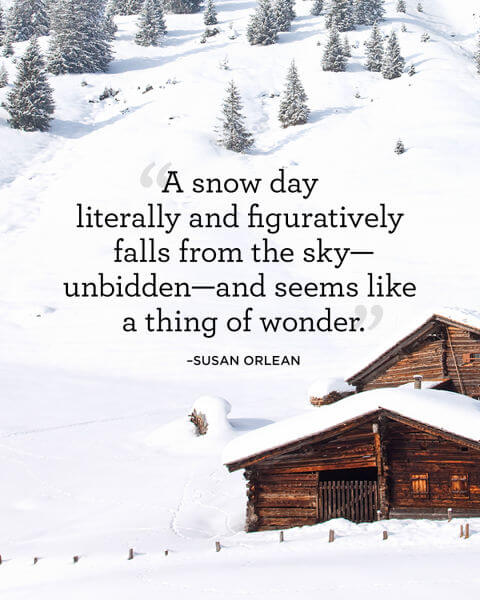 18 Absolutely Beautiful Winter Quotes About Snow - Our World Stuff