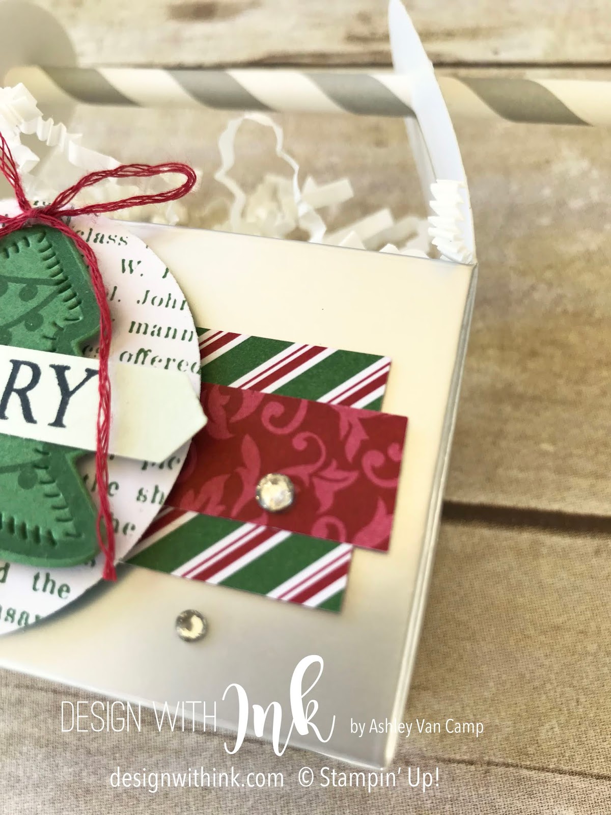 Design With Ink: November Club Project...Gable Christmas Tool Box: