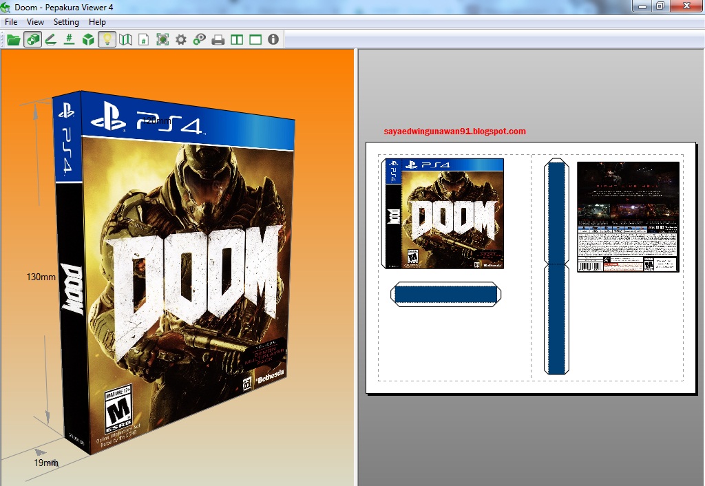 Our World: Papercraft Cover Playstation 4