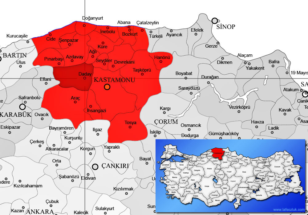 Daday nerededir nereye bağlıdır? Daday hangi ilin ilçesidir? - Laf Sözlük