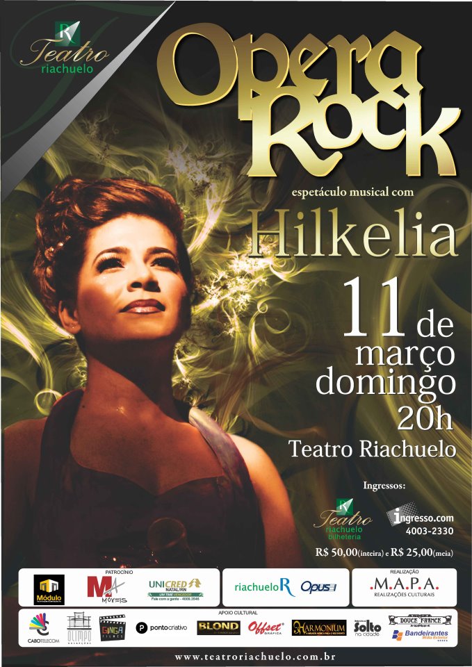 Ópera Rock: espetáculo musical com Hilkelia em março | Movimento Sonoro