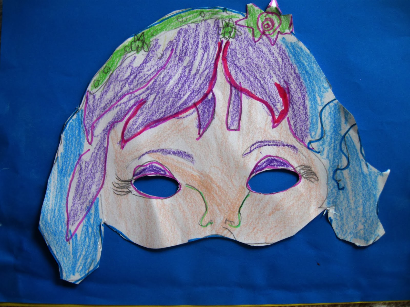 A fost odata ca niciodata: Masti colorate mesterite de copii