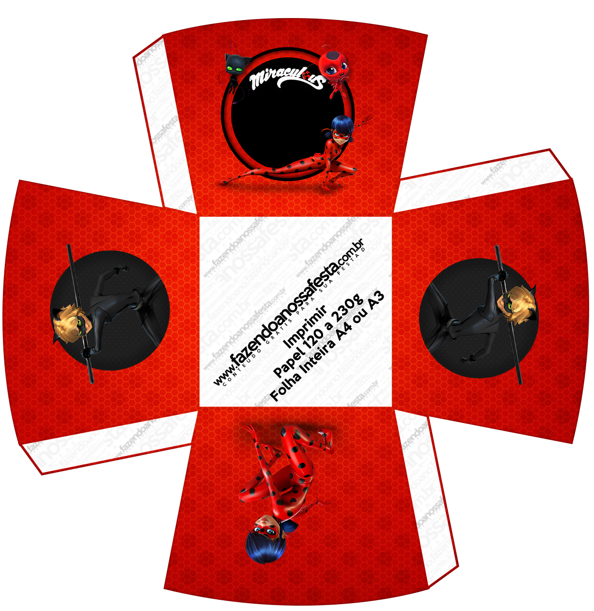 Miraculous Ladybug: Free Printable Boxes. - Oh My Fiesta! in english