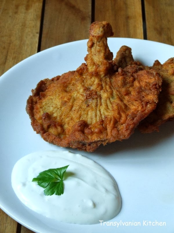 Transylvanian Kitchen: Ciuperci Pleurotus pane